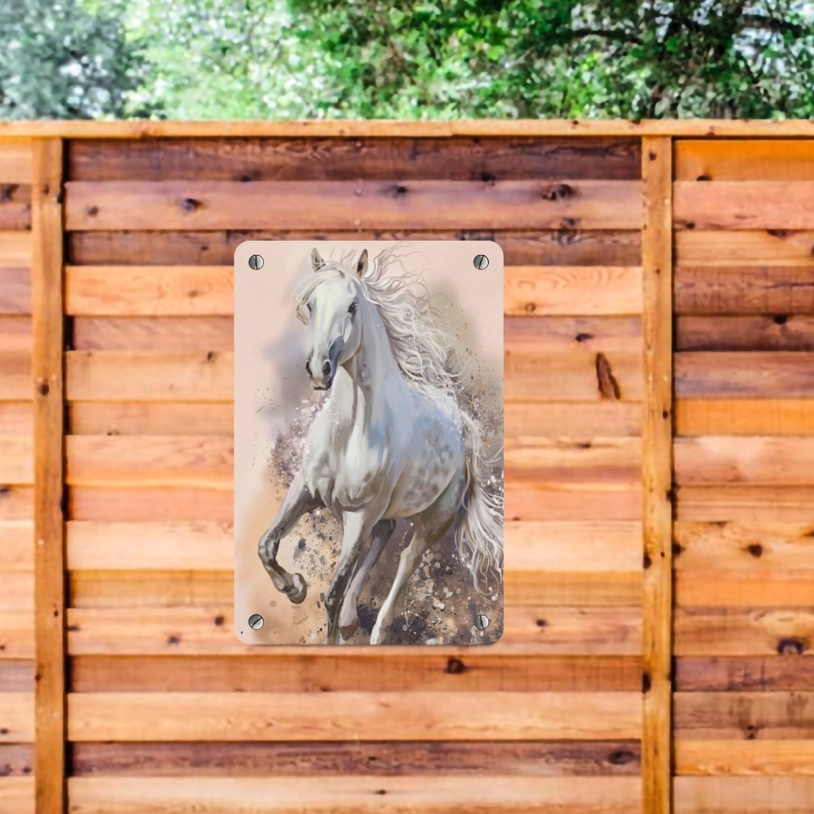 Metal Wall Art Print - Trotter - 8x12 Metal Tin Sign 8"x12"(Made in ...