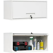Utility Steel Wall Garage Cabinet, 20” H Wall-Mounted Storage for ...