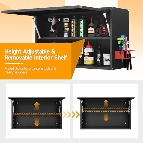 Metal Wall Cabinet with Up-flip Door,Metal Wall Storage Cabinet with ...