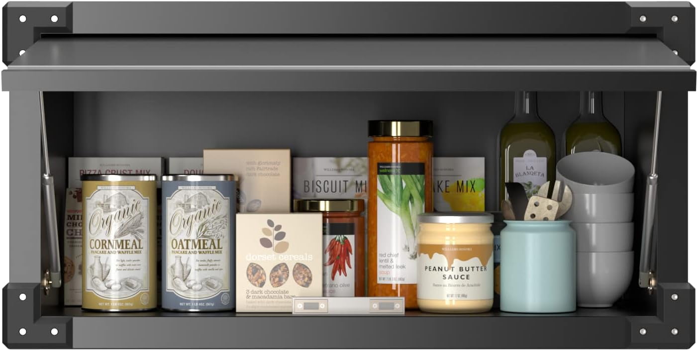 Metal Wall Cabinet with Up-Flip Door,Small Metal Garage Storage Cabinet ...