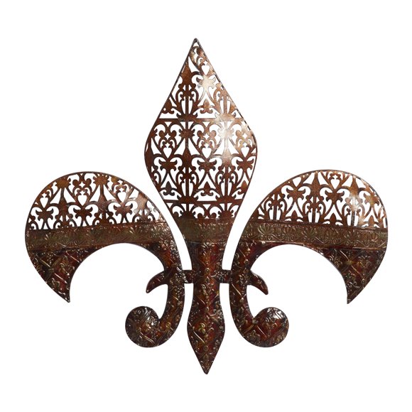 Metal Fleur De Lis Wall Decor