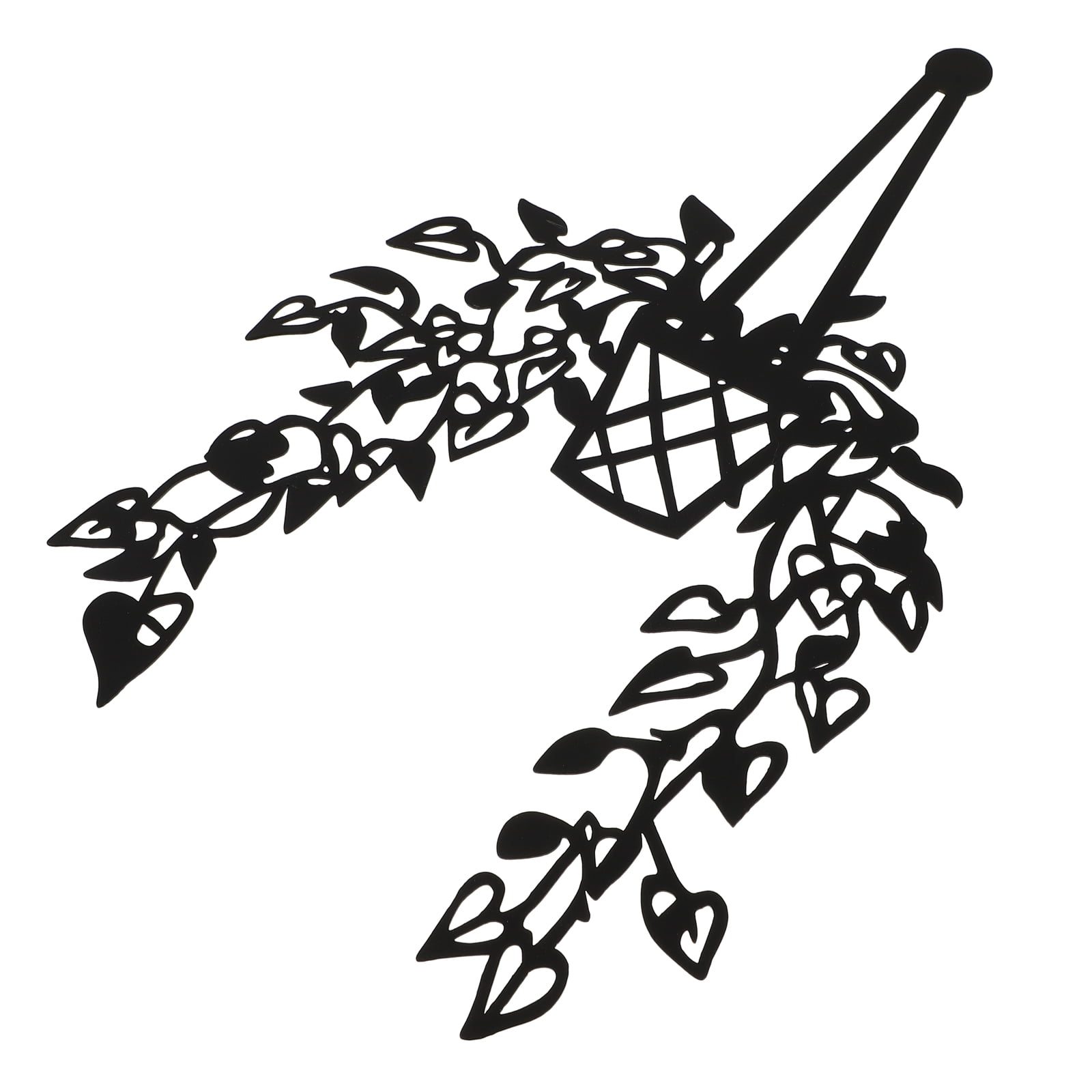 Black Iron Metal Wall Decor for Modern Home Decoration with Elegant ...