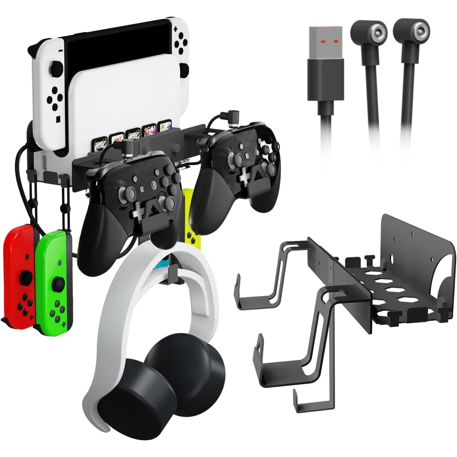 Metal Wall Mount Bracket Kit for Nintendo Switch and OLED - Sturdy ...