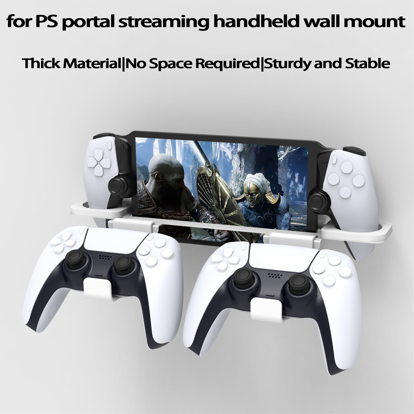 Metal Wall Mount Holder For PS5 Portal Game Console Wall Mount Storage ...