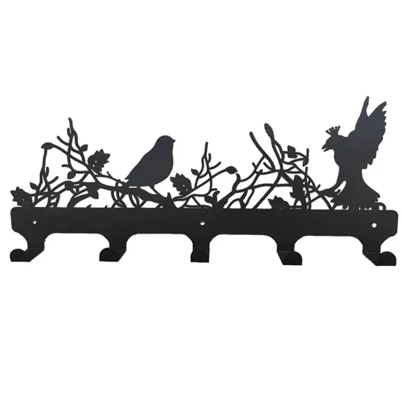 Metal Wall Mounted Coat Hanger, Decoration Wall Rack Hook, Multipurpose ...