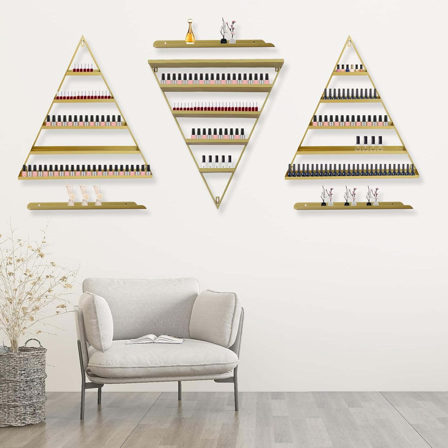 Metal Wall-Mounted Nail Polish Storage Racks, Nail Polish Storage Racks ...