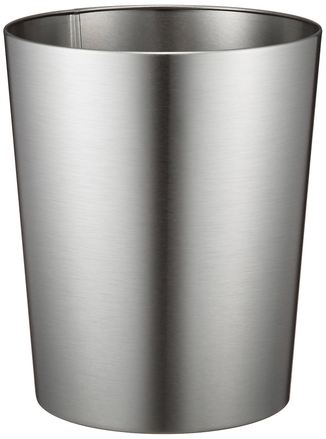 Metal Waste Basket, The Patton Collection – 8" x 8" x 9.7", Brushed ...