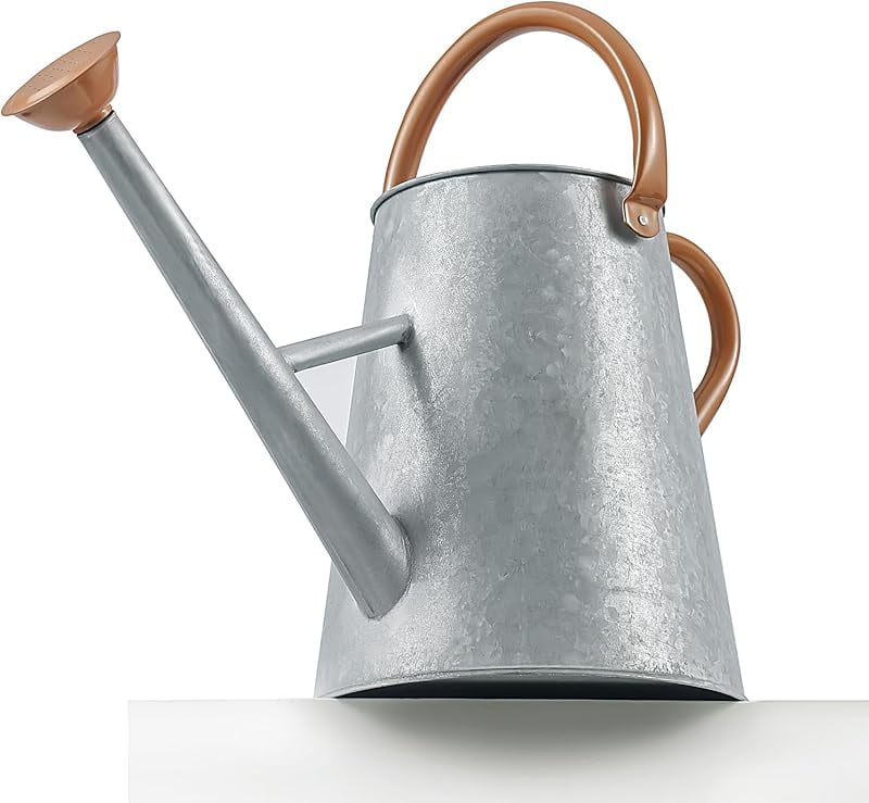 Metal Watering Can with Removable Spout, 1.5 Gallon Large Watering Cans ...