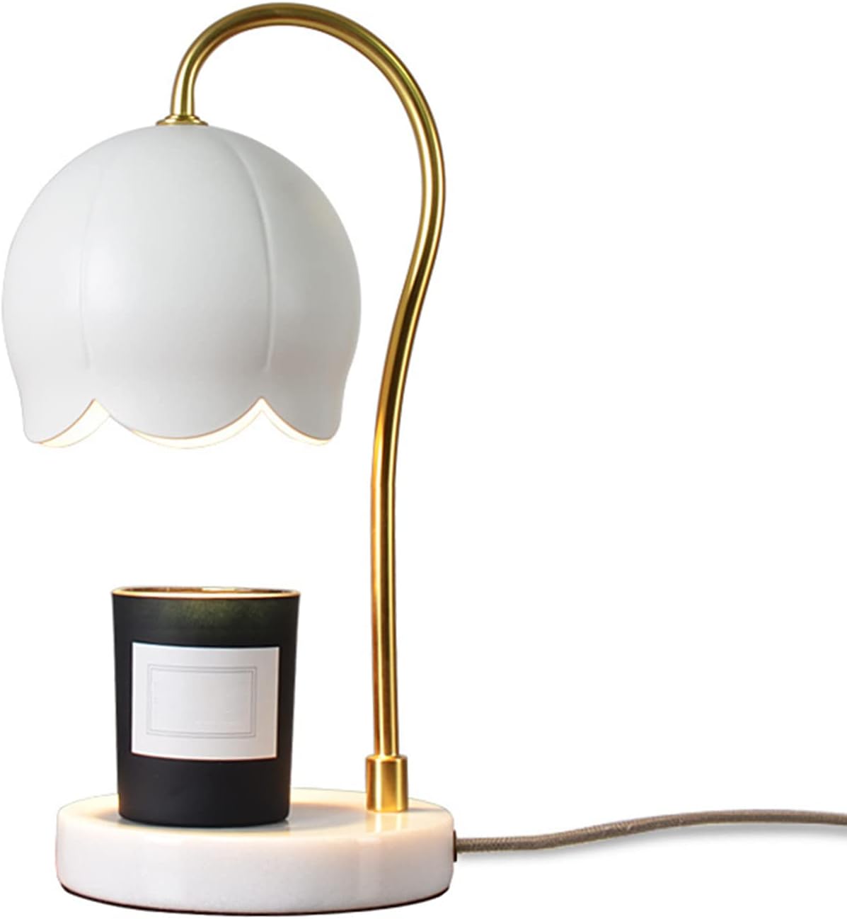 Metal Wax Melt Candle Warmer Electric Wax Burner Lamp Desktop Melting ...