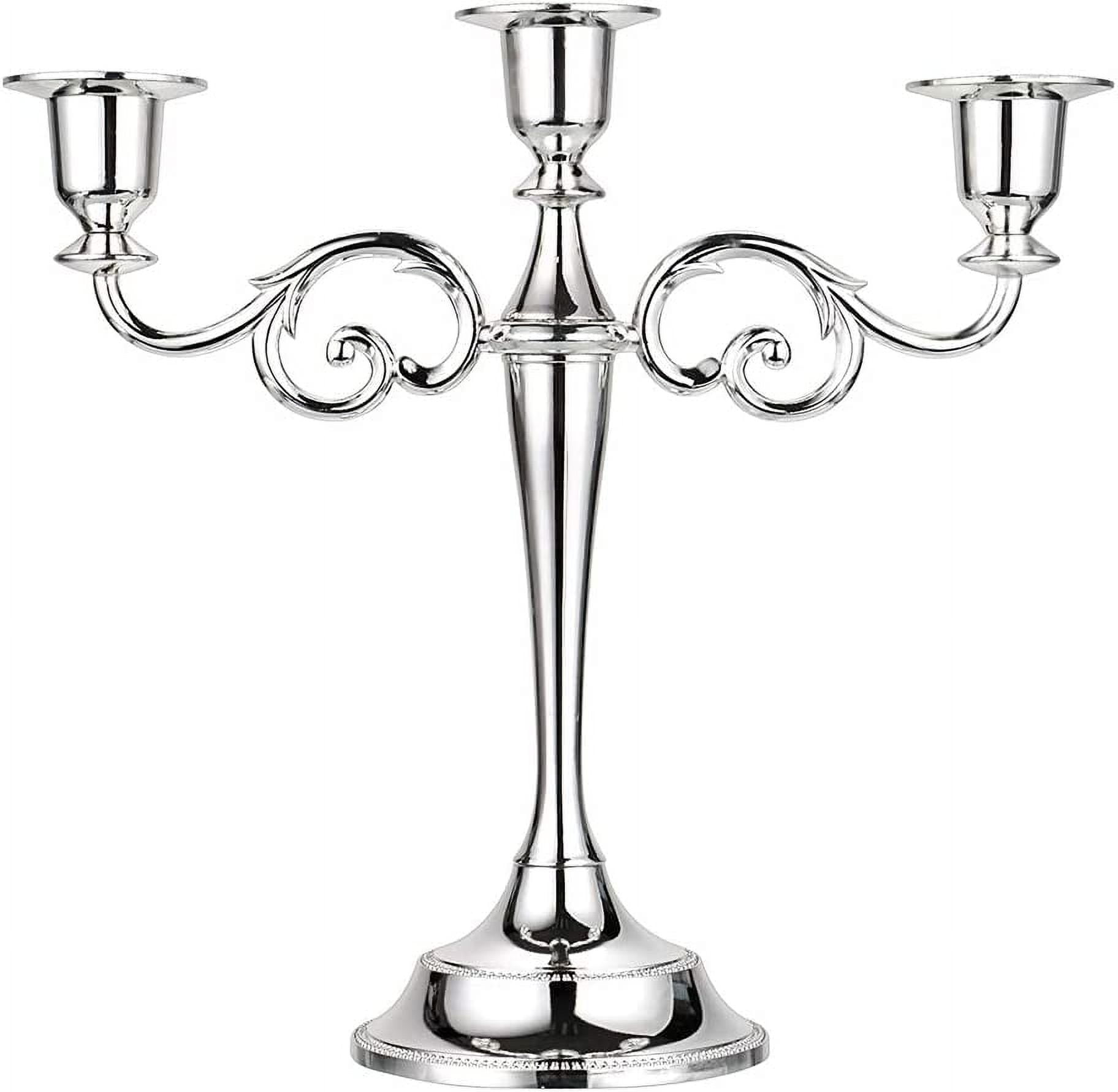 Metal Weapon Candlestick, Elegant Silver Candlestick for Wedding Dining ...