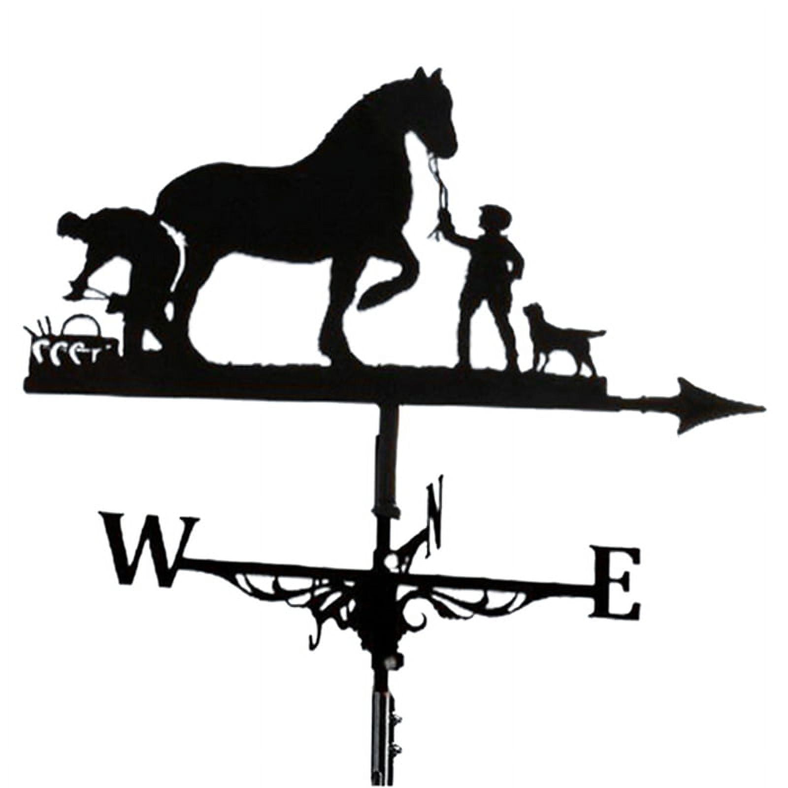 Metal Weathervane and Horse Mount Wind Direction Indicator - Walmart.com