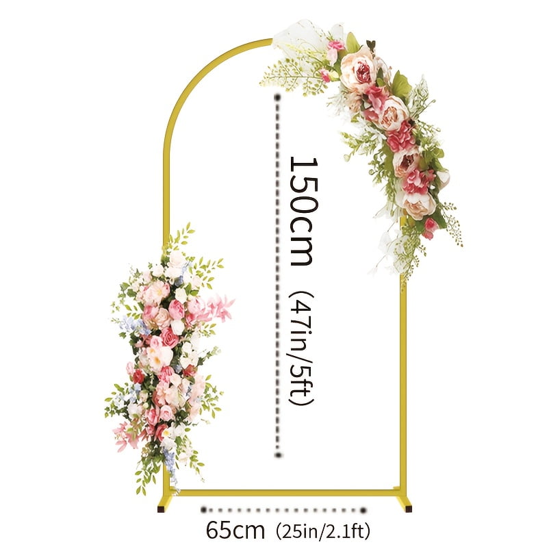 Metal Wedding Arch Backdrop Stand - Heavy-Duty Event Arch for Ceremony ...