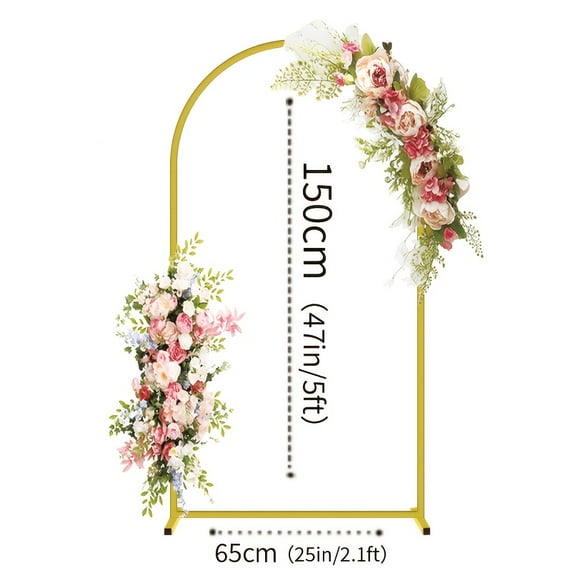 Metal Wedding Arch Backdrop Stand - Heavy-Duty Event Arch for Ceremony ...