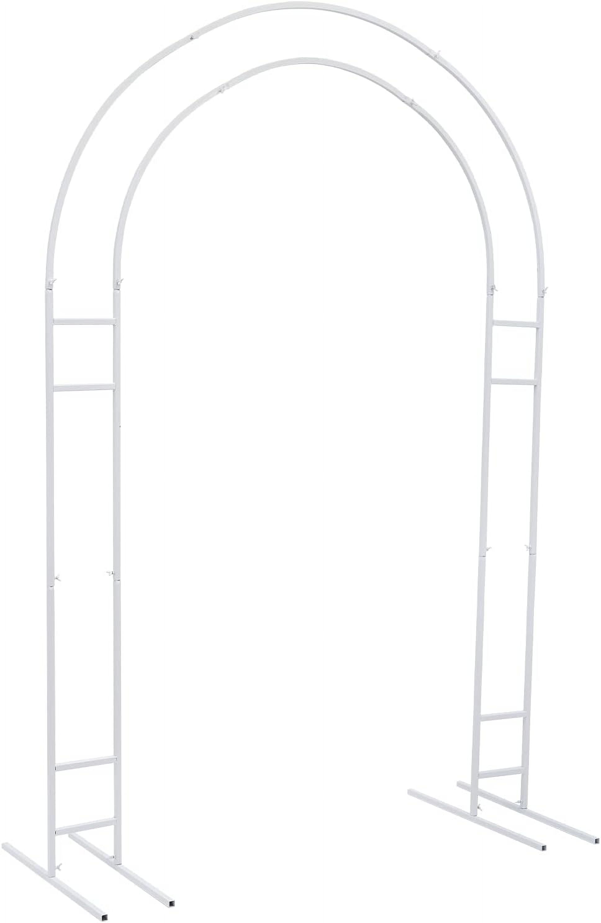 Metal Wedding Arch,Balloon Arch Backdrop Stand,Heavy Duty 10x20 FT Pipe ...