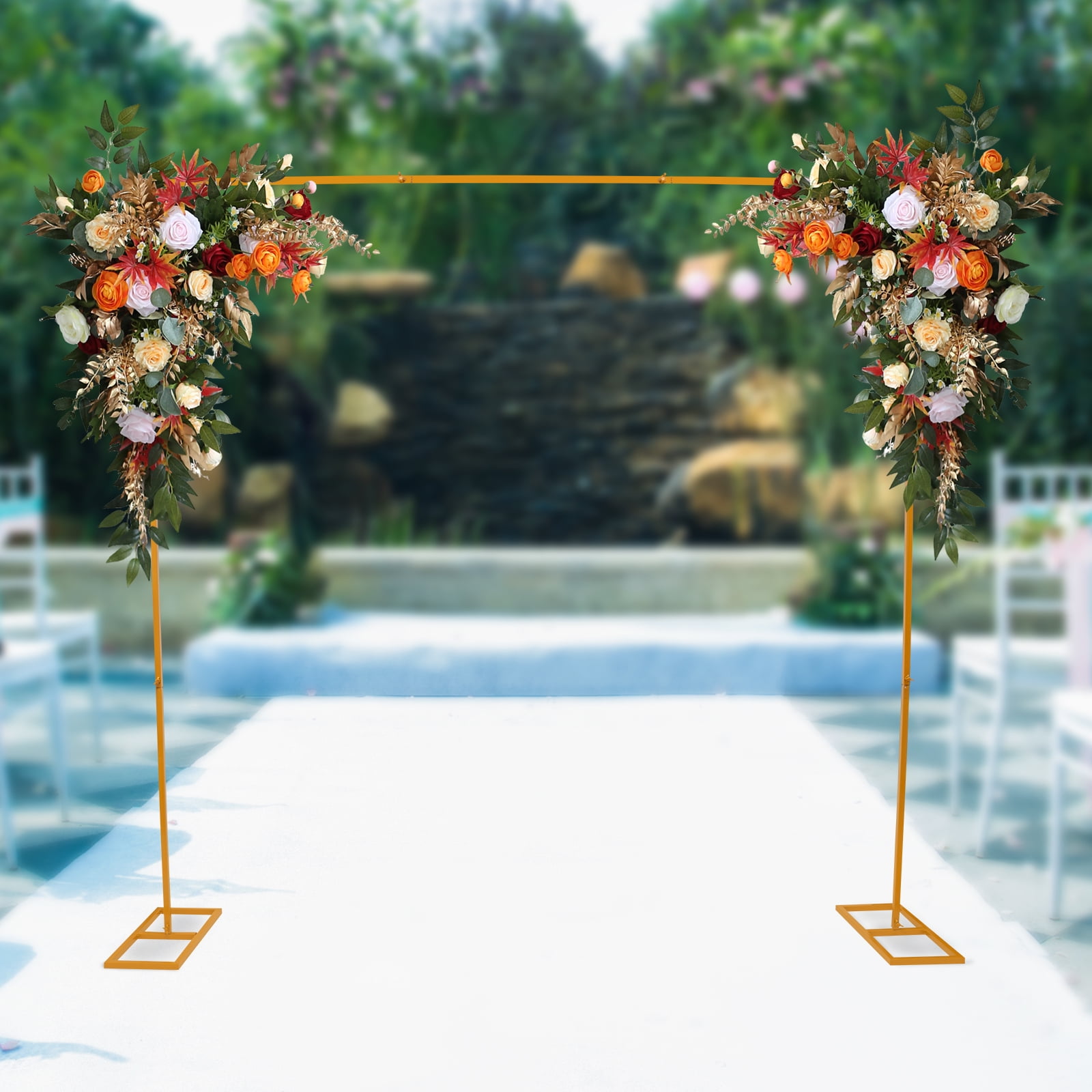 Metal Wedding Background Decoration Stand, Square Shape Wedding ...