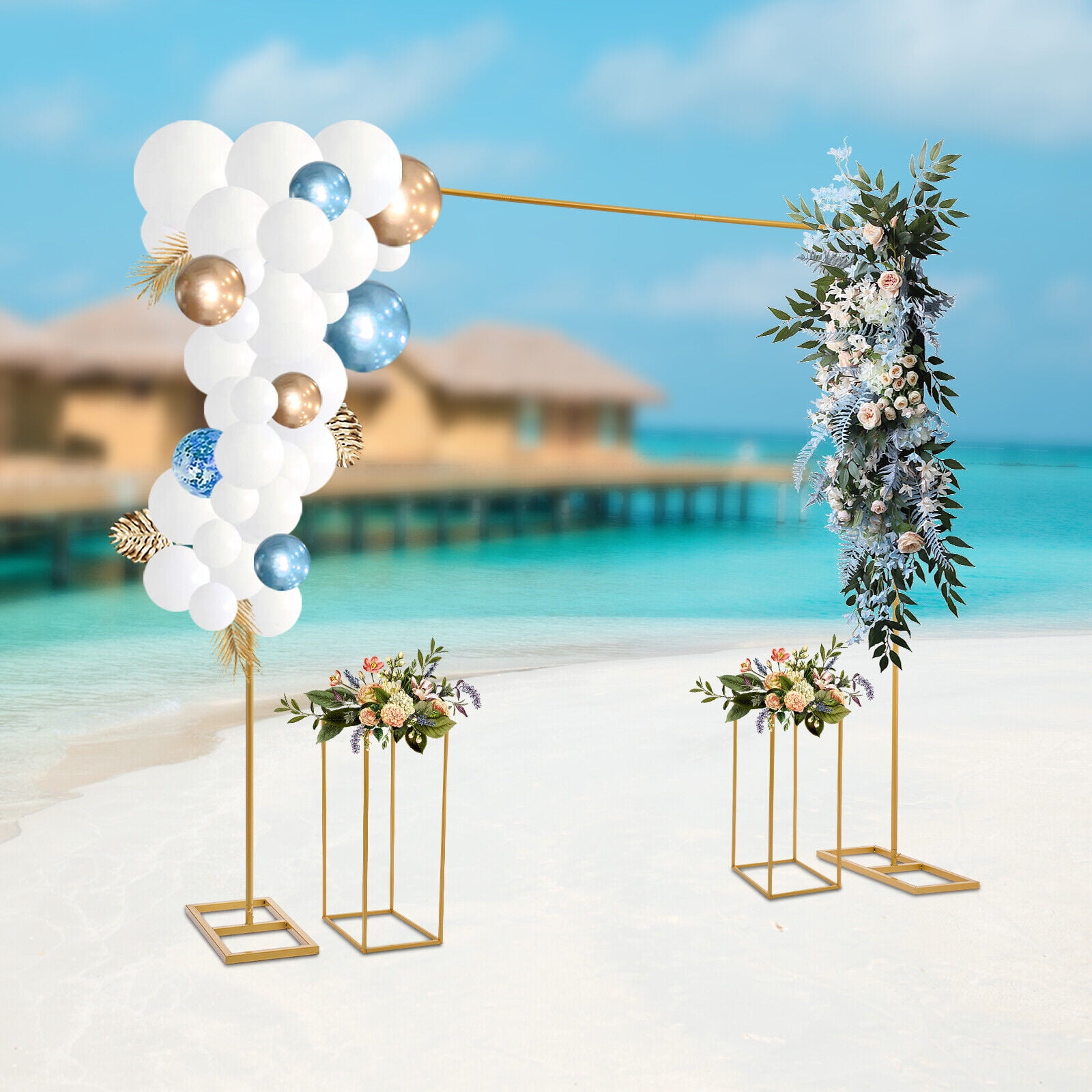 Metal Wedding Stand, Wedding Backdrop Stand For Weddings, Gold Steel ...