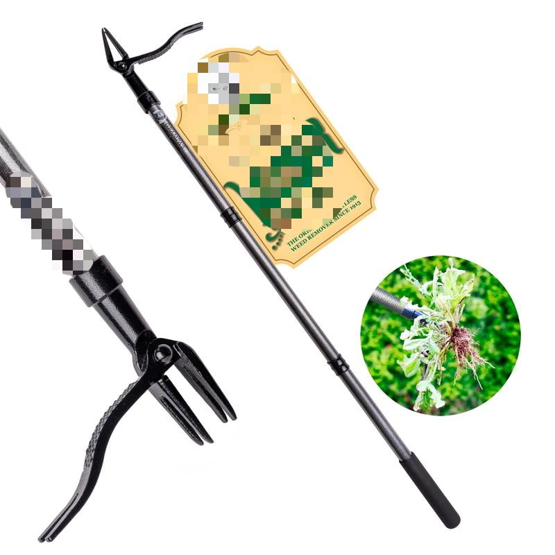 Metal Weeder - Stand Up Weed Puller Tool with Steel Long Handle - Made ...