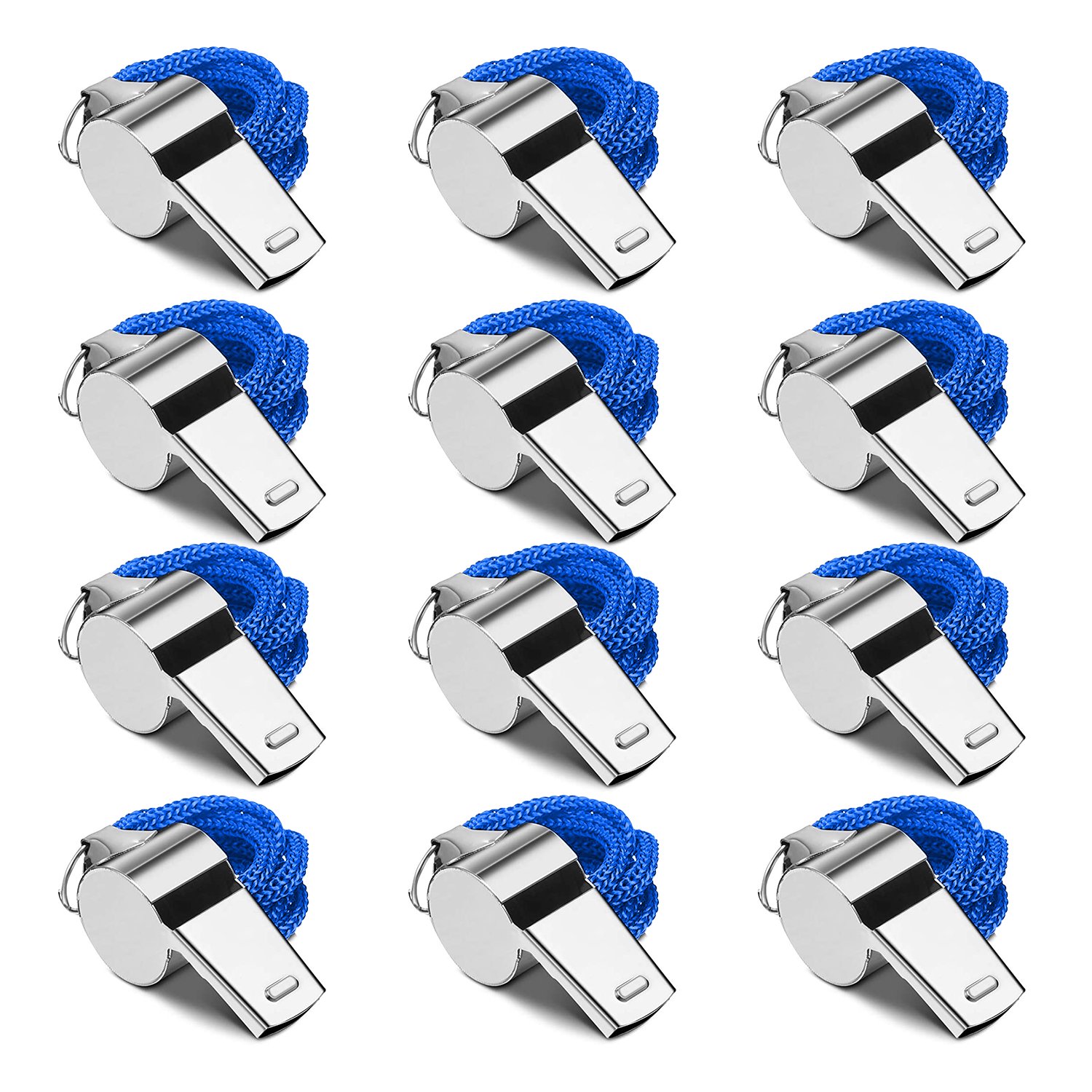 Metal Whistles - Pack of 12 - Call a time-out for fun with these ...