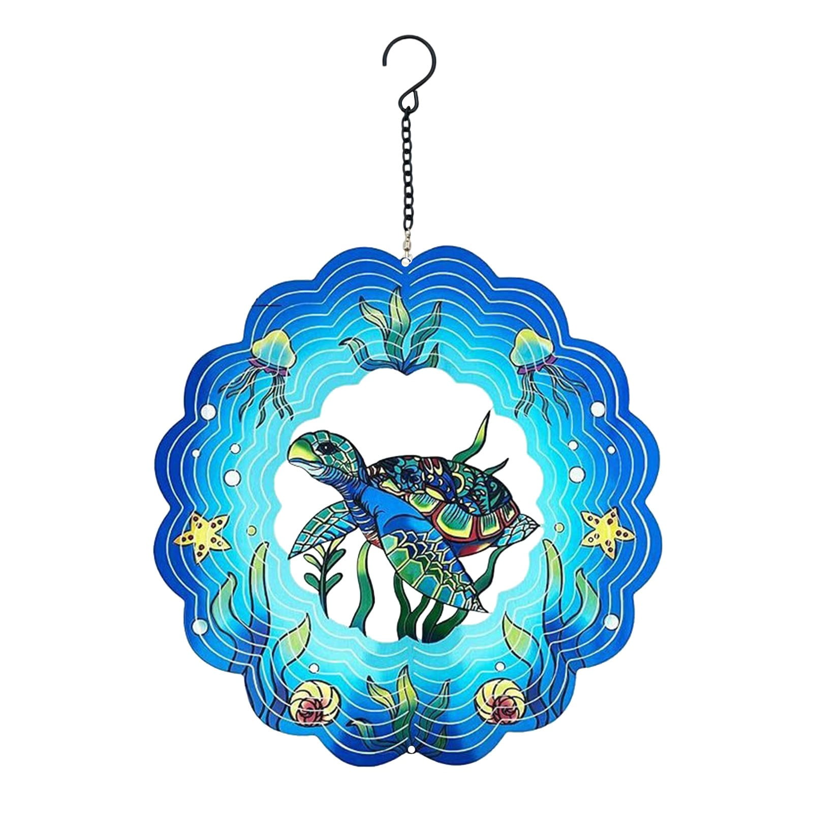 Metal Wind Spinners Gifts,Hanging Wind Spinner Garden Decorations 12 ...