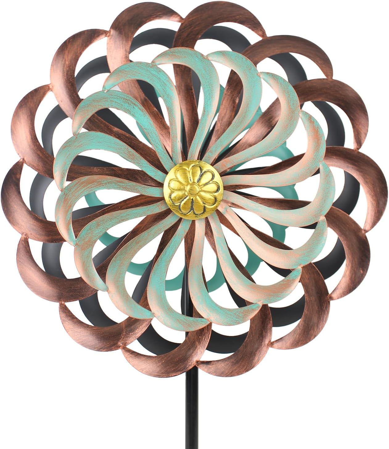 Metal Wind Spinners Outdoor, Large Kinetic Wind Sculptures & Spinners ...