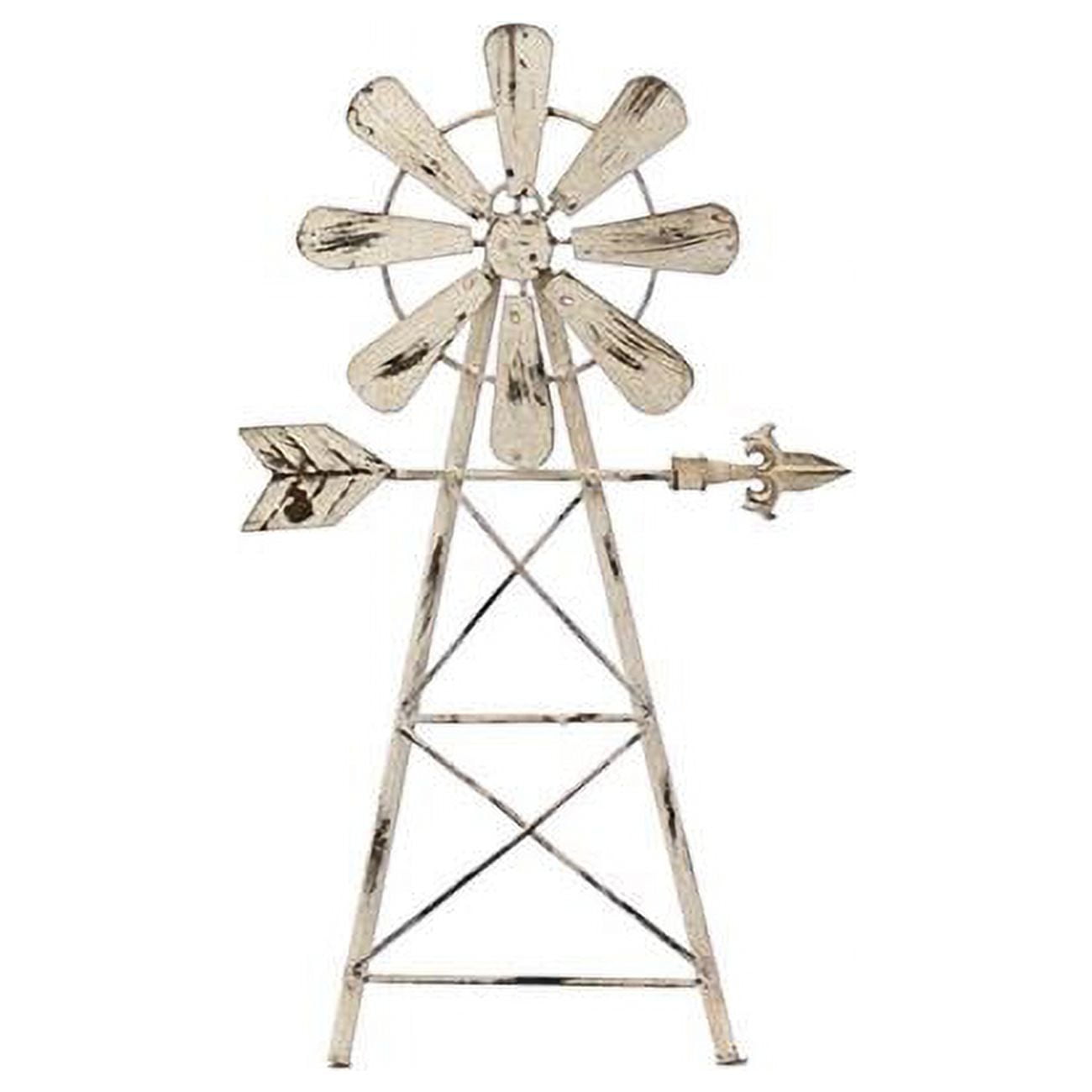 Metal Windmill Design for Decor - Distressed Finish - Walmart.com