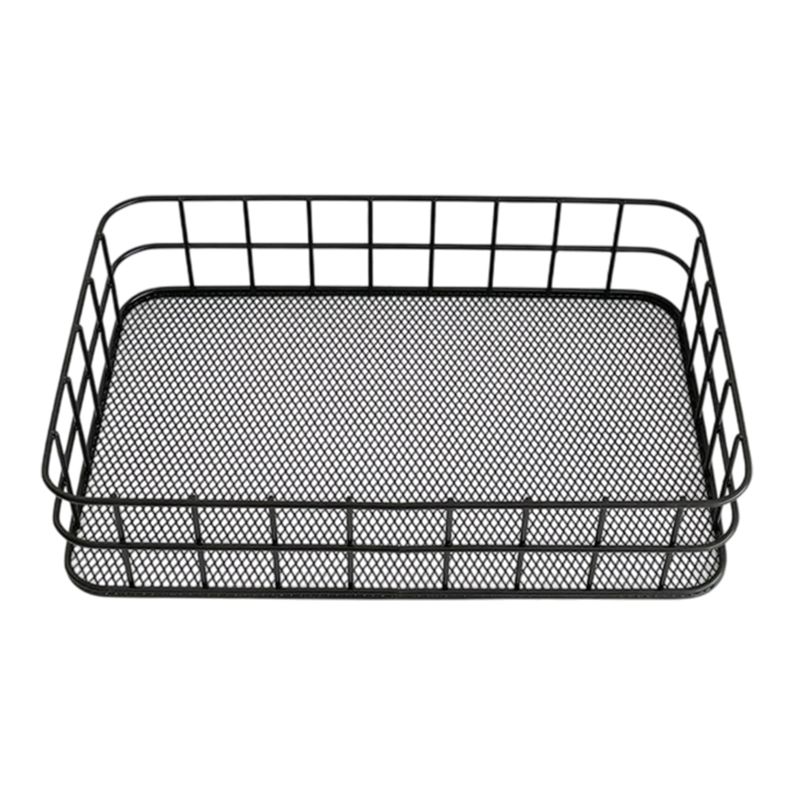 Metal Wire Basket Mesh Steel Storage Baskets Organizer Bin Basket ...