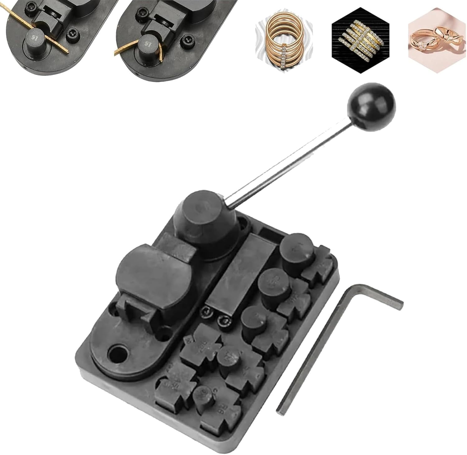 Metal Wire Bending Jig Set with Adjustable Dies, Metal Jewelry Making ...