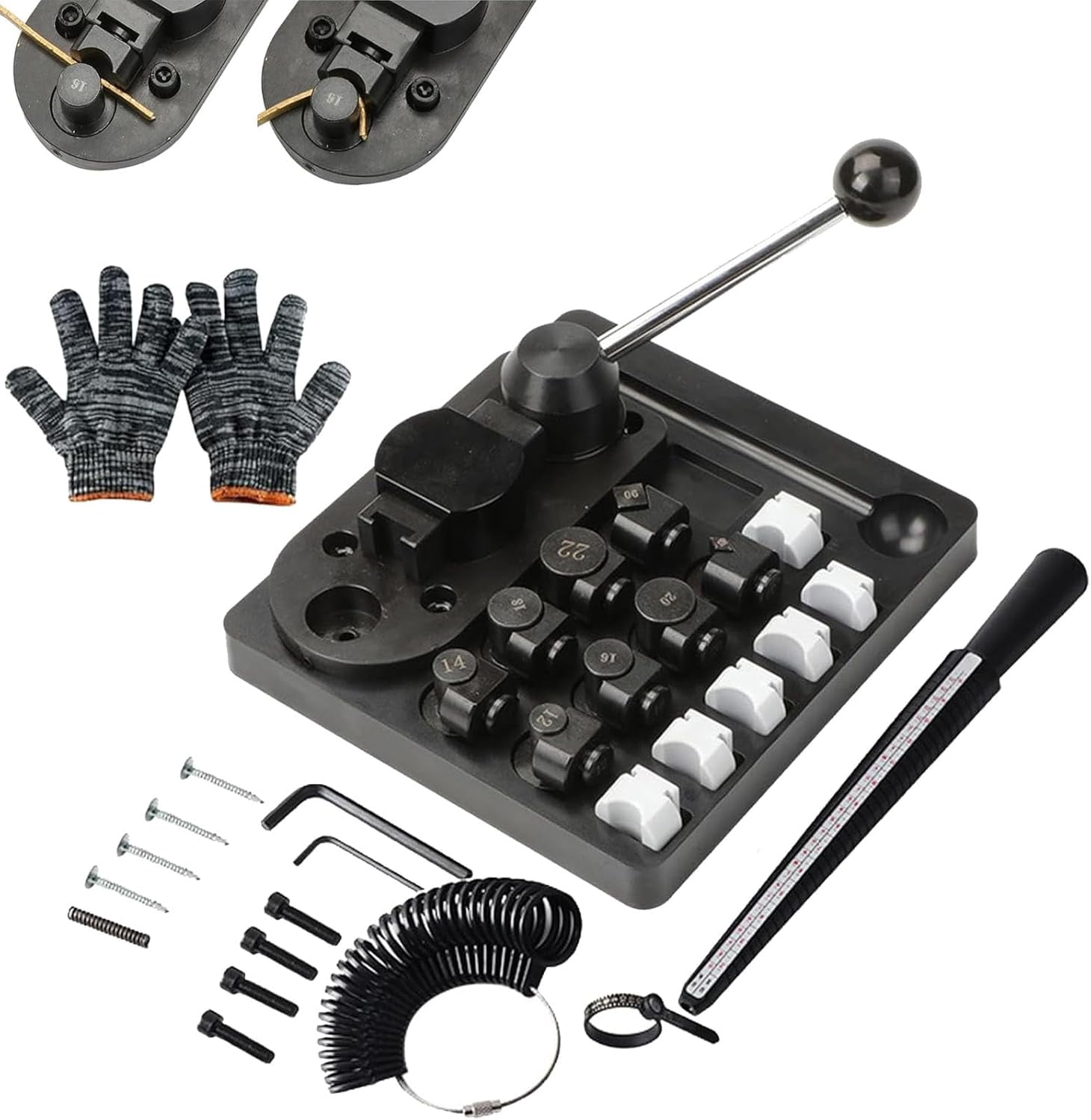 Metal Wire Bending Jig Set with Adjustable Dies, Metal Wire Jewelry ...