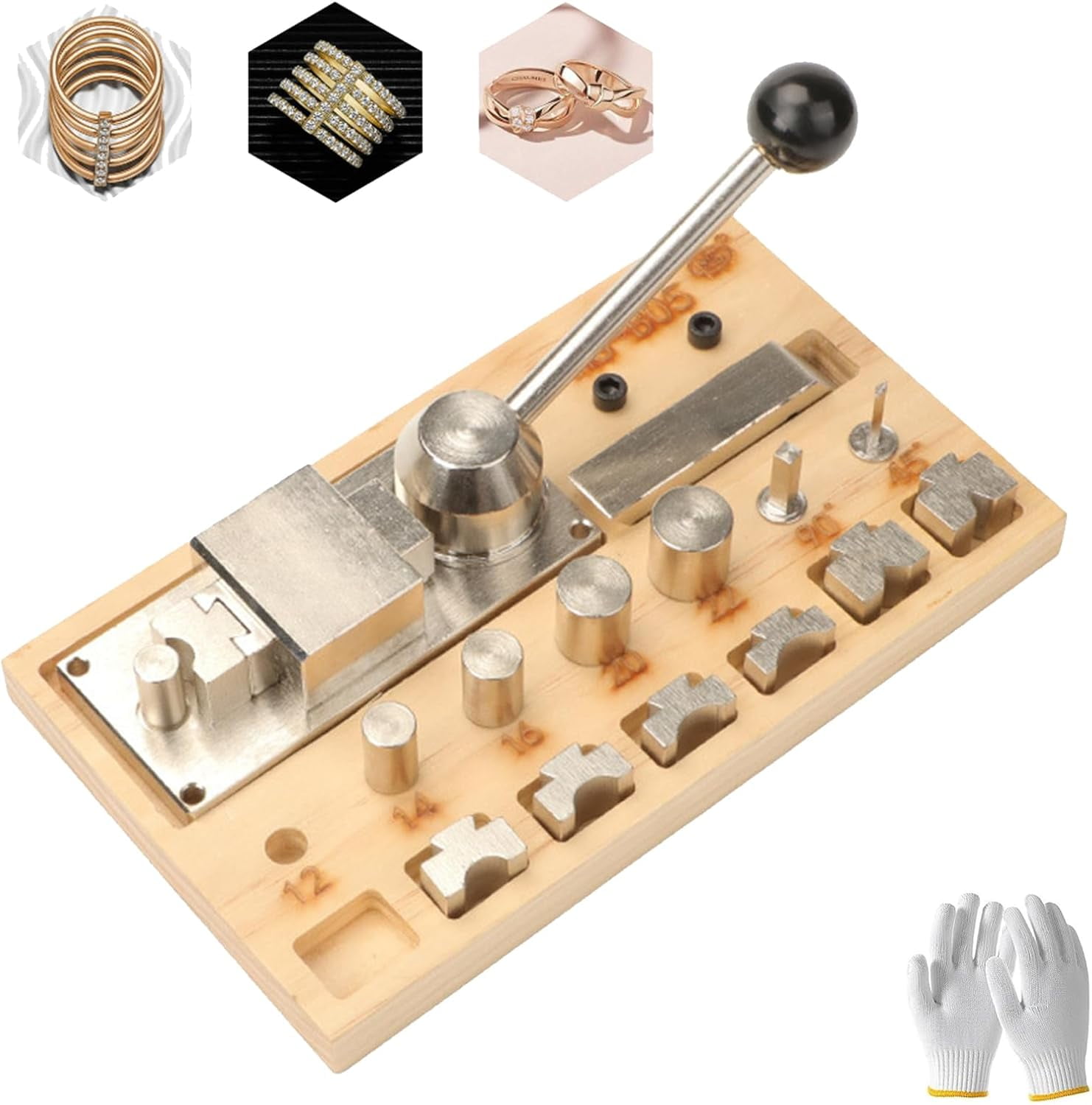 Metal Wire Bending Jig Set with Adjustable Dies, Metal Jewelry Making ...