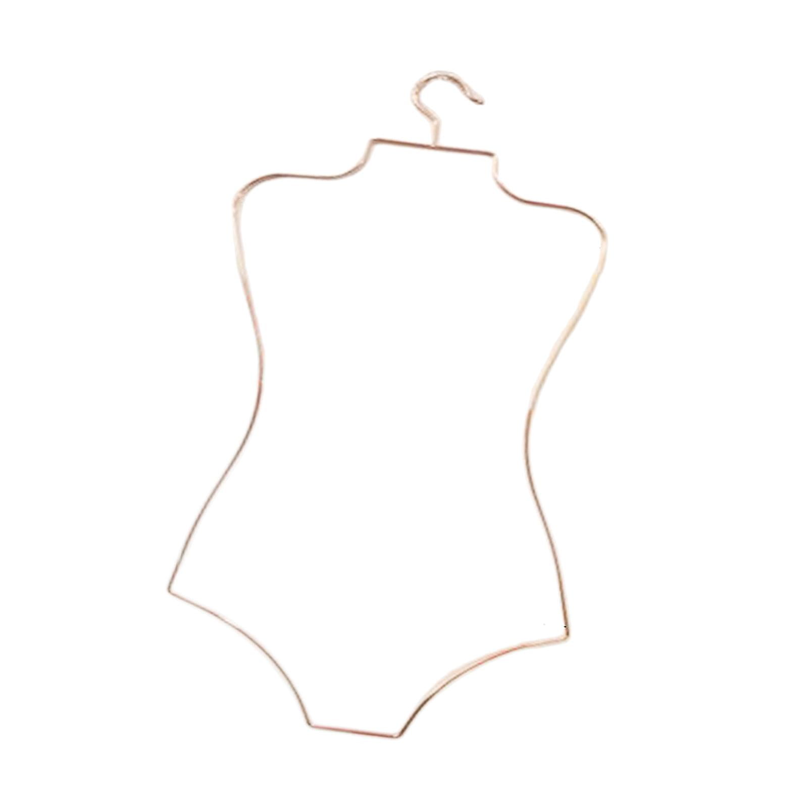 Metal Wire Body Shape Swimsuit Hanger Boys Wardrobe Organizer Unisex ...