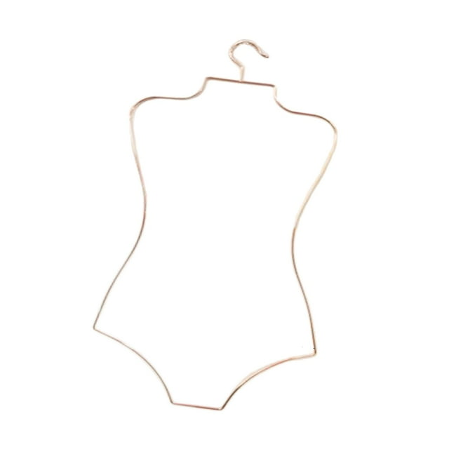 Metal Wire Body Shape Swimsuit Hanger Boys Wardrobe Organizer Unisex ...