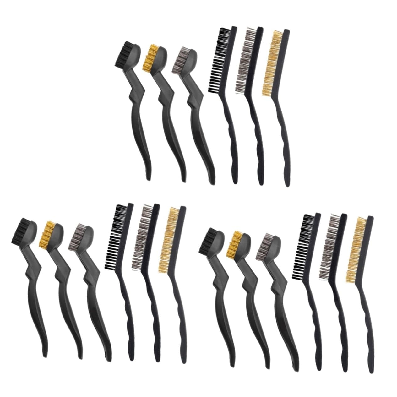 Metal Wire Brush 18 Pcs Wire Grip Brush Set Stainless Steel Copper ...