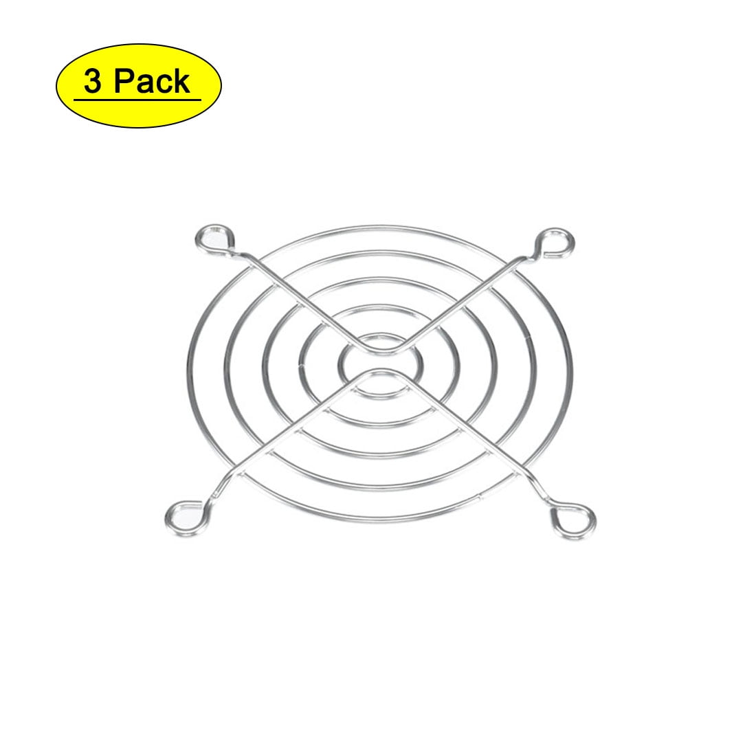 Metal Wire Finger Guard Protect Grill Computer PC Cooling Fan Silver ...