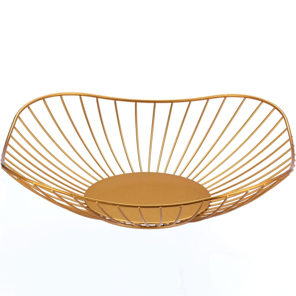 Metal Wire Fruit Basket, NOGIS Fruit Bowl Fruit Holder Fruit Storage ...