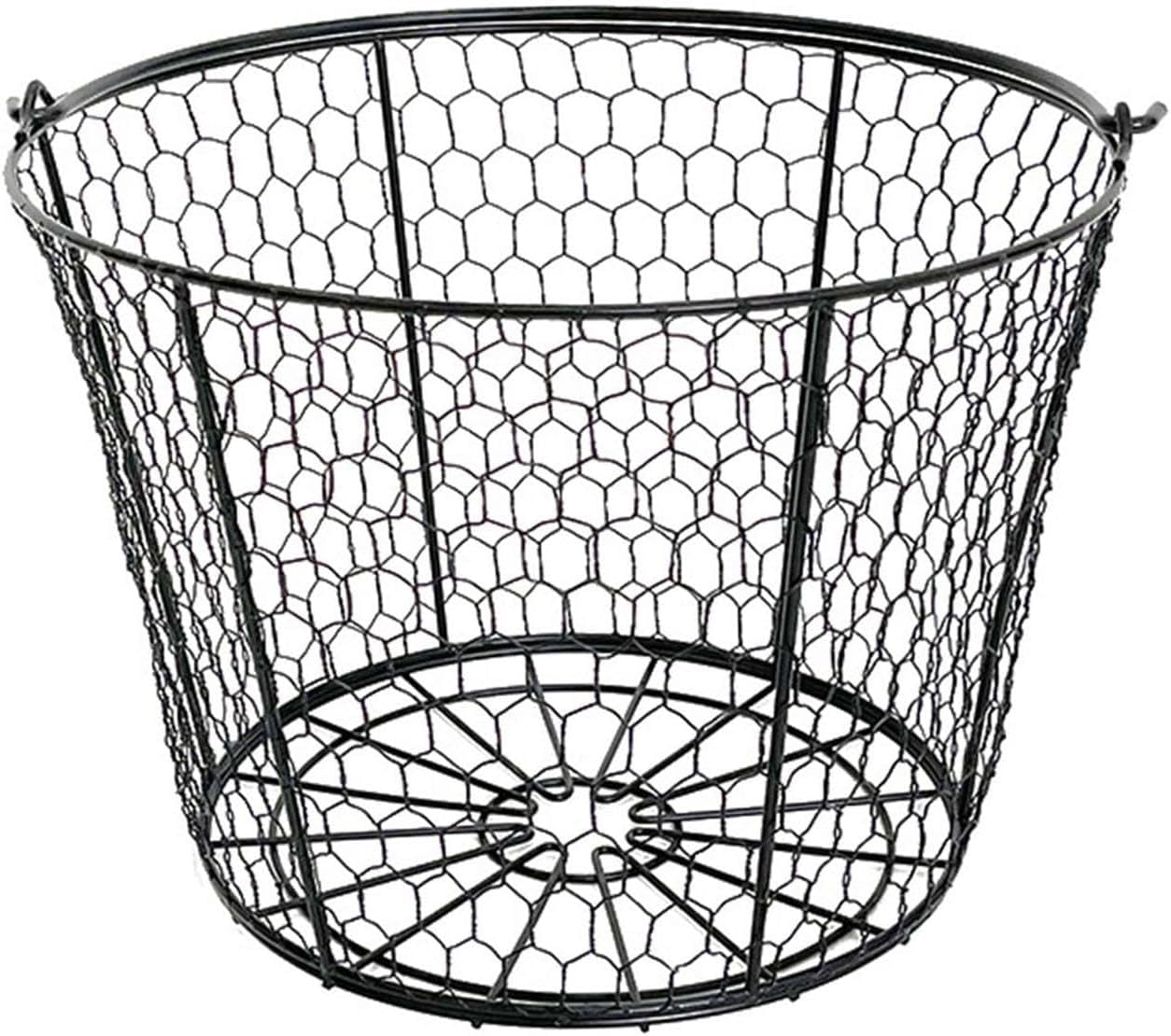 Metal Wire Golf Ball Bucket Large Capacity Golf Basket Golf Ball Container Golf Ball Holder for ...