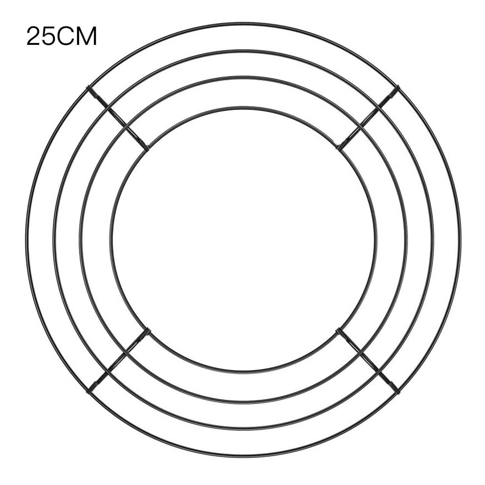 Metal Wire Ring Metal Garland Hoop DIY Christmas Decorations Round Hoop ...