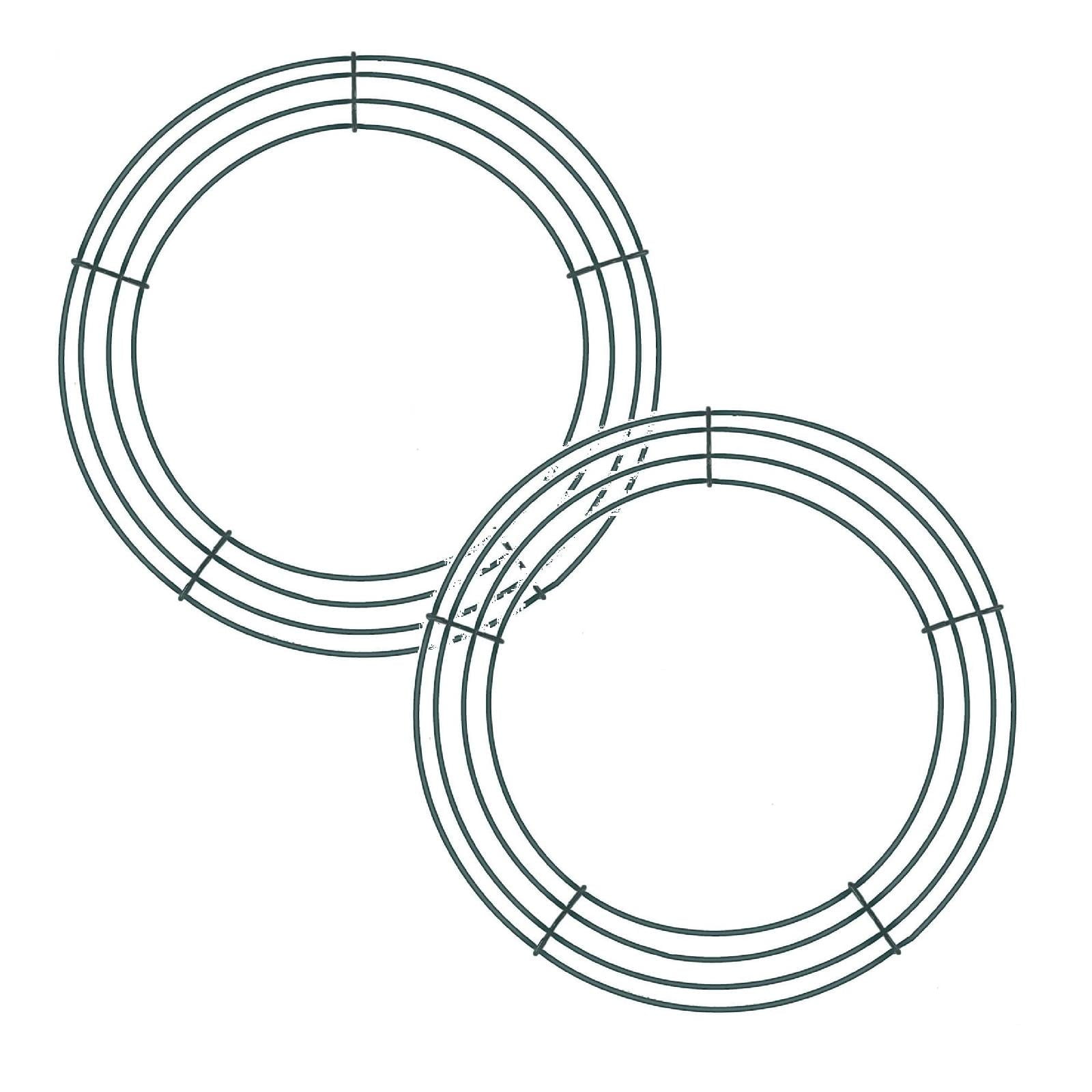 Metal Wire Wreath Frames for Easter, 42 PCS 8 Inch Round Wire Rings for ...