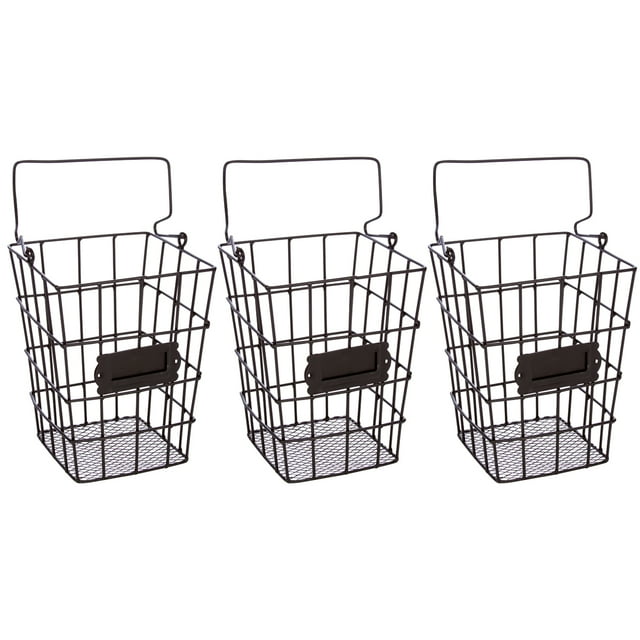 Metal Wire and Mesh Hanging Utensil and Storage Basket by Blue Ridge ...