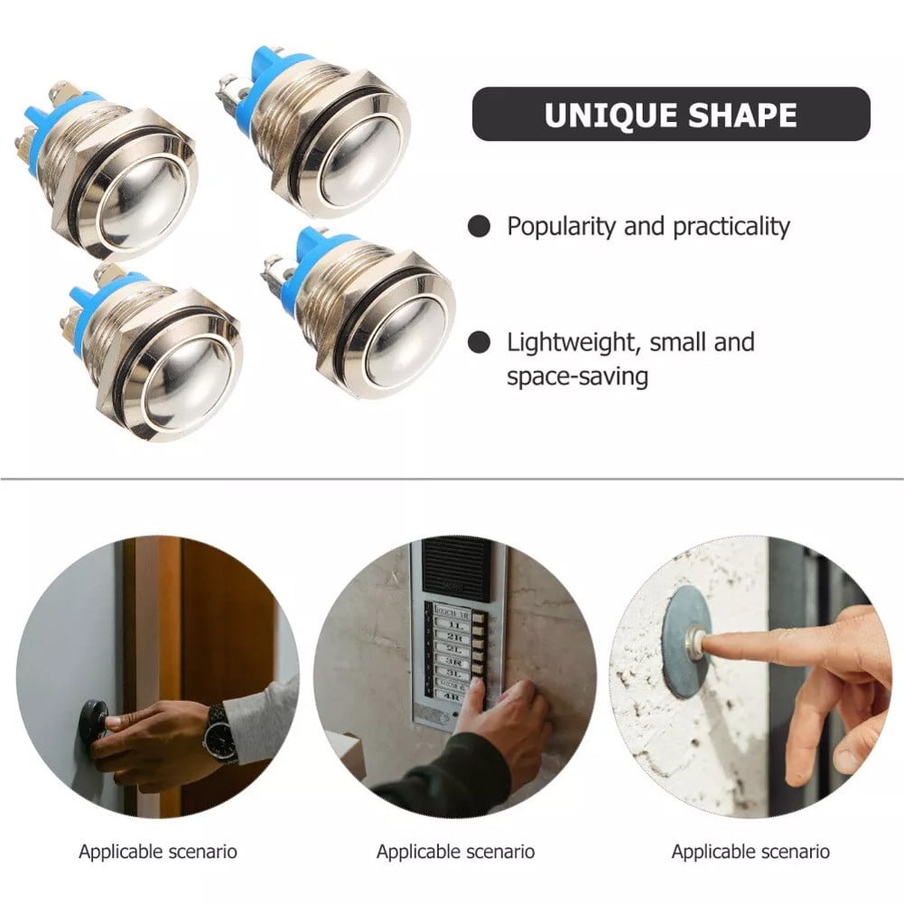 Metal Wired Doorbell Button Set Perfectly Suited for Various ...