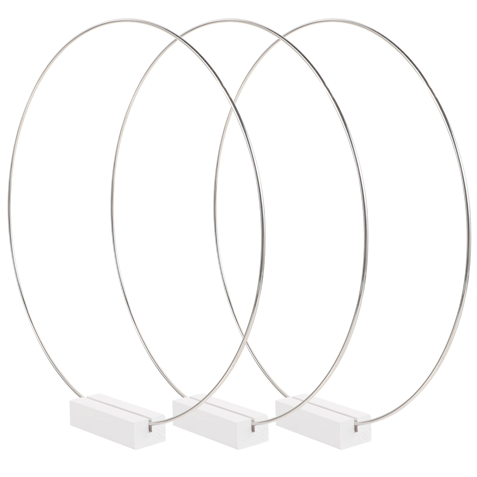 KALLORY White Decorative Hoop for Party Decorations and Centerpieces ...