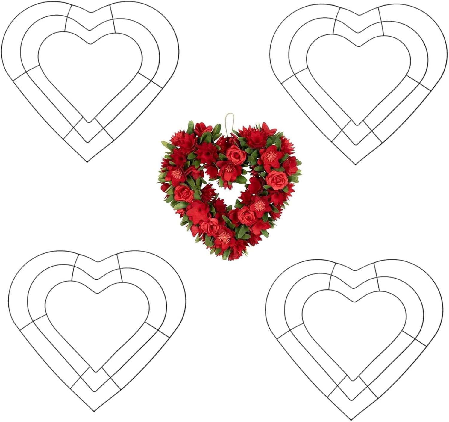 Metal Wreath Frame Bunny Wreath Frames Bee 14inch Wire Wreath Form ...