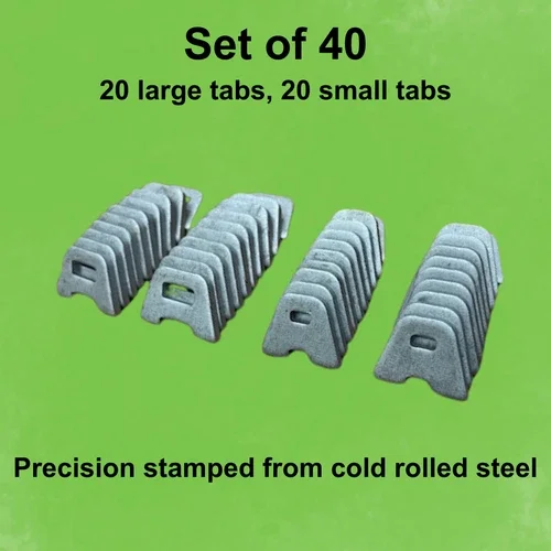 Metal Zip Tie Tabs -40 Metal Tabs, , Brake Line Tabs, Fuel Line, Roll ...