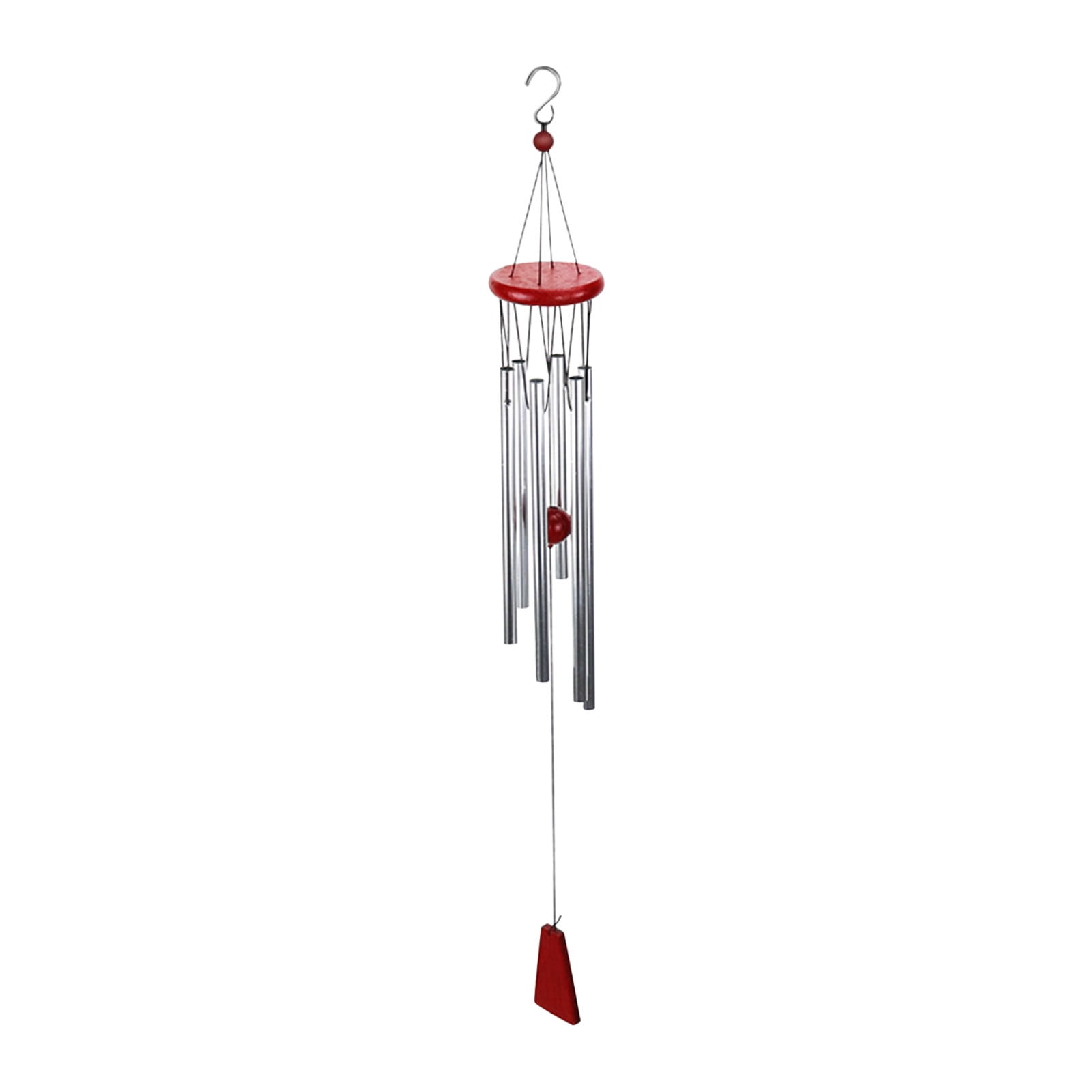 Metal and Wood Multi-Tube Wind Chime for Car Interior or House Door ...