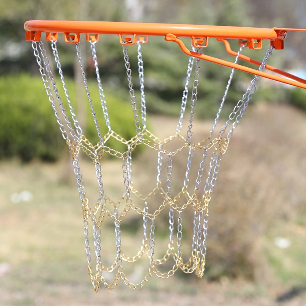 Metal basketball net Chain Netting Sports Rims basket frame double ...