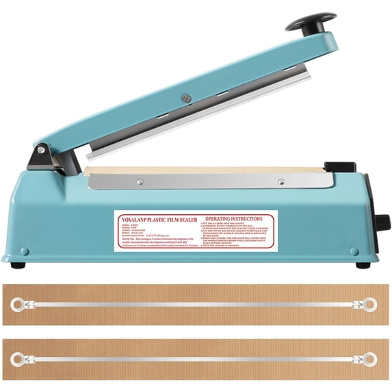 Metal body,Impulse Heat Sealer Manual Bags Sealing Machine 8 Inch ...