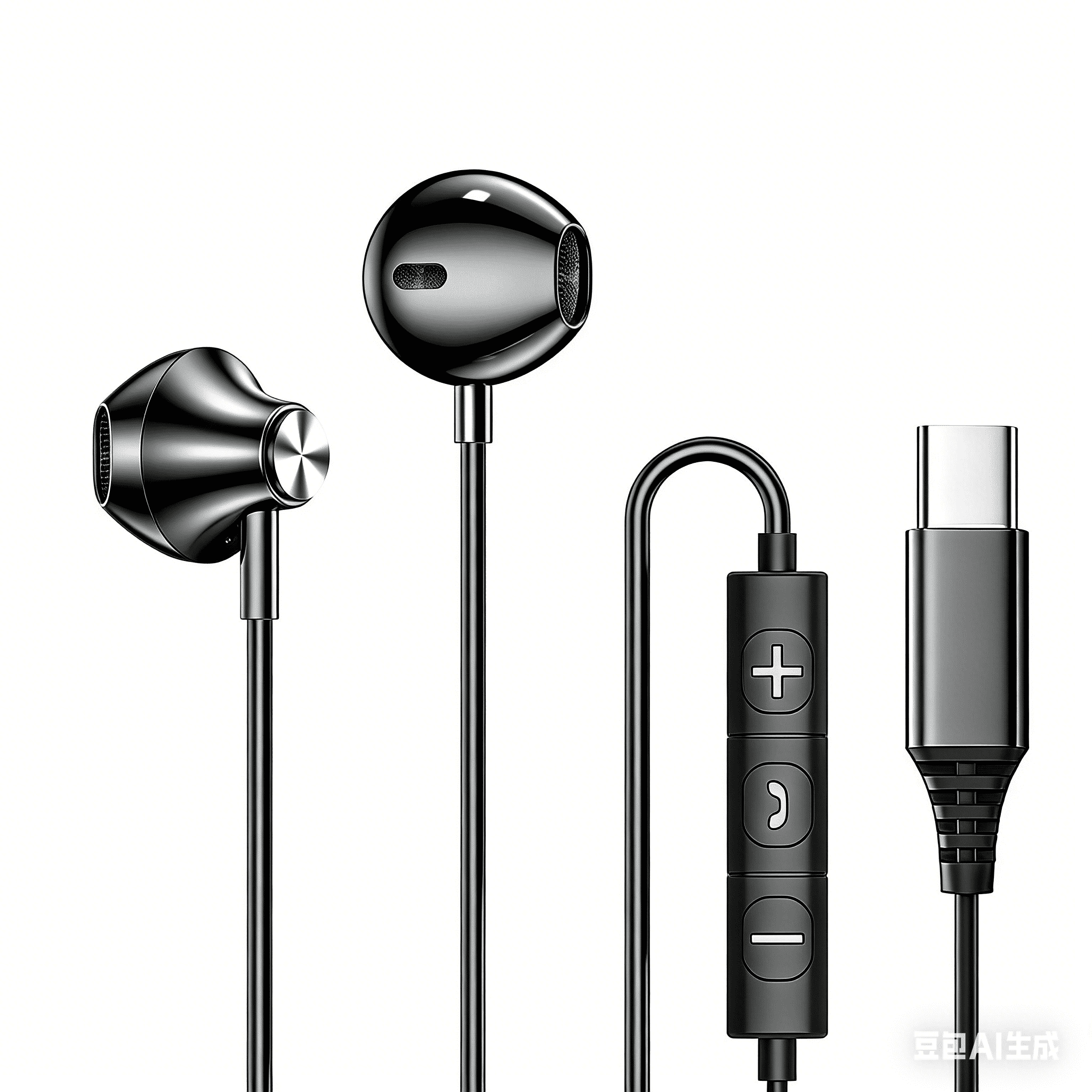 Metal earphones USB-C(TYPE-C) Wired Earbuds for iPad Pro iPhone 15/16 ...