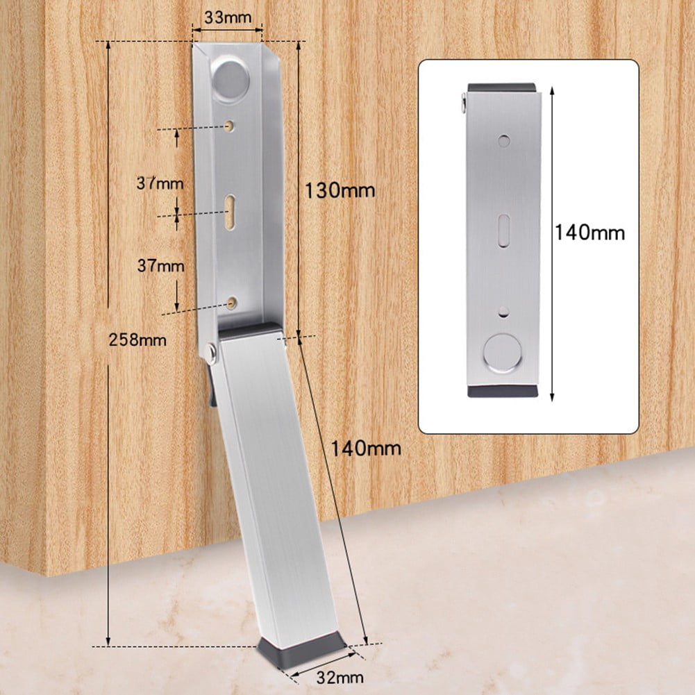 Metal foot door stop stainless steel automatic door stopper anti-slip ...