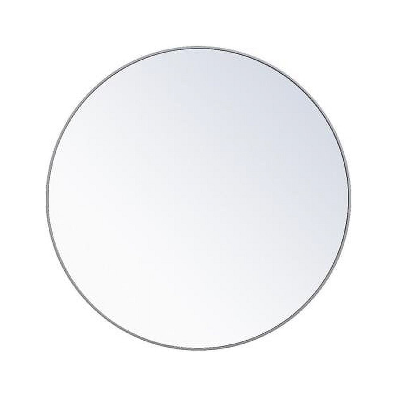Metal frame round mirror 48 inch Grey - Walmart.com