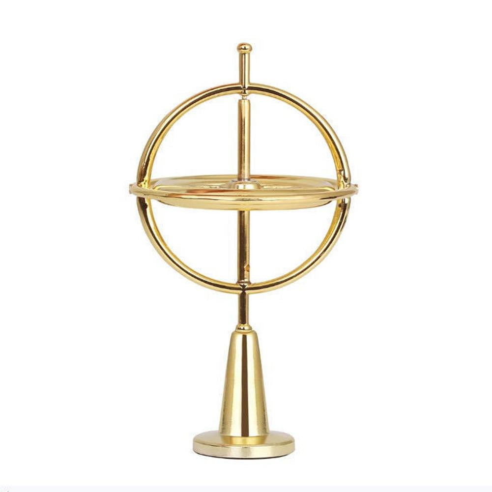 Metal gyroscope anti gravity rotating balance mechanical gyroscope tool ...