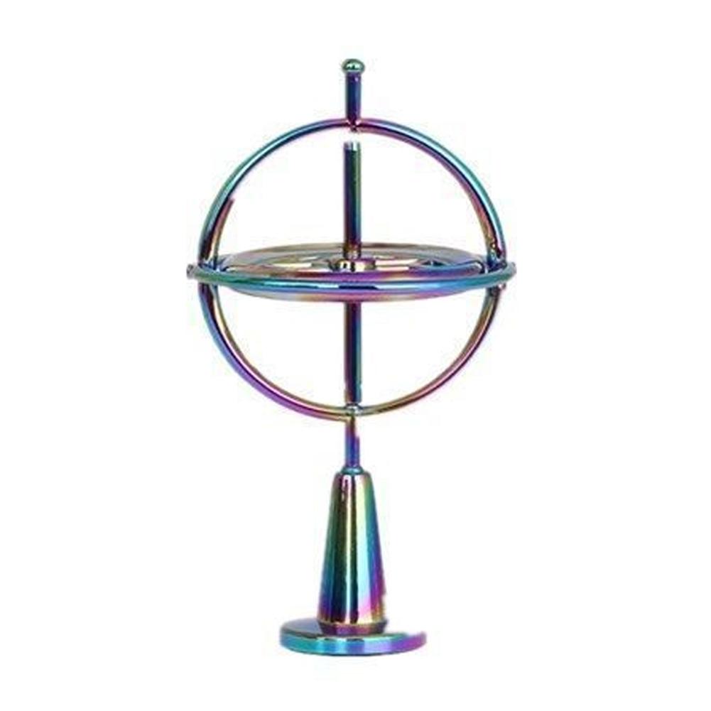 Metal gyroscope anti gravity rotating balance mechanical gyroscope tool ...